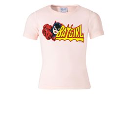 logoshirt T-Shirt "Batgirl" M&auml;dchen Gr&ouml;&szlig;e 80 gelb / pastellpink / rot