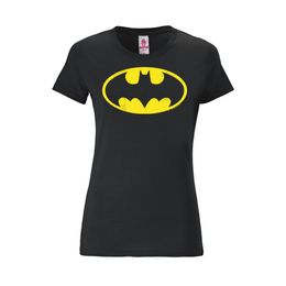 logoshirt T-Shirt 'Batman' Damen Gr&ouml;&szlig;e L gelb / schwarz