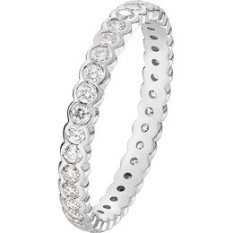 Christ Diamonds Ring '60142513' Damen Gr&ouml;&szlig;e 54 silber / wei&szlig;
