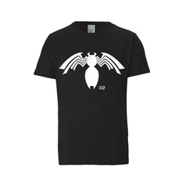 logoshirt T-Shirt 'Venom' Herren Gr&ouml;&szlig;e XL schwarz / wei&szlig;