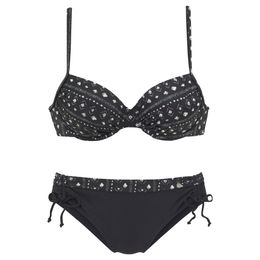 Lascana Bikini Damen Gr&ouml;&szlig;e M schwarz