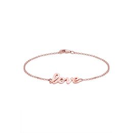 Elli Armband 'Love' Damen Gr&ouml;&szlig;e 18 rosegold