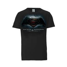 logoshirt T-Shirt 'Batman v Superman' Herren Gr&ouml;&szlig;e XXL schwarz