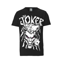 logoshirt T-Shirt "The Joker" Herren Gr&ouml;&szlig;e L schwarz / wei&szlig;