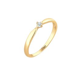 Elli DIAMONDS Ring Damen Gr&ouml;&szlig;e 54 gold