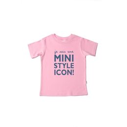 Liliput Shirt Jungen Gr&ouml;&szlig;e 74/80 dunkelblau / rosa