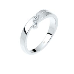Elli DIAMONDS Ring Damen Gr&ouml;&szlig;e 52 silber / wei&szlig;