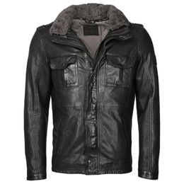 Mustang Lederjacke 'Walker RF' Herren Gr&ouml;&szlig;e XL schwarz