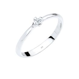 Elli DIAMONDS Ring Damen Gr&ouml;&szlig;e 54 silber / wei&szlig;