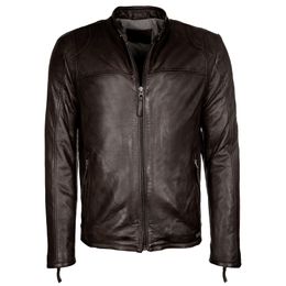 Mustang Lederjacke mit Stehkragen ' Frederick ' Herren Gr&ouml;&szlig;e XXXL braun