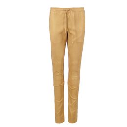 Maze Lederhose 'Brenzone' Damen Gr&ouml;&szlig;e 42 beige / hellbraun / gold