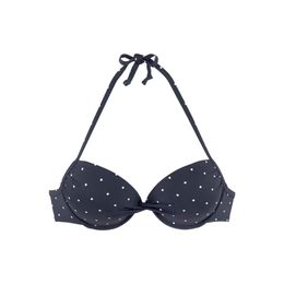 Lascana Bikinitop Damen Gr&ouml;&szlig;e 70 navy / wei&szlig;