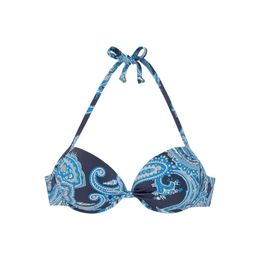 Lascana Bikinitop 'Boho' Damen Gr&ouml;&szlig;e 75 navy