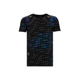Cipo & Baxx Cipo & Baxx T-Shirt Herren Gr&ouml;&szlig;e M blau / grau / schwarz