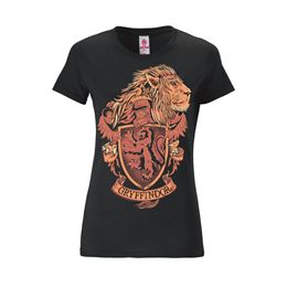 logoshirt T-Shirt 'Gryffindor' Damen Gr&ouml;&szlig;e L schwarz