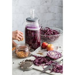Kilner Fermentier-Set, 3 Liter, Einmachglas mit G&auml;rverschluss