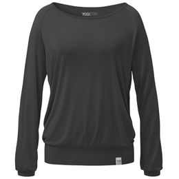 YOGISTAR.COM Longsleeve 'ala' Damen Gr&ouml;&szlig;e XS basaltgrau