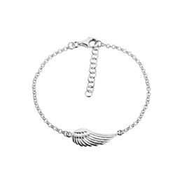 NENALINA Armband 'Fl&uuml;gel' Damen Gr&ouml;&szlig;e 18 silber