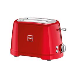 Novis Iconic Line Toaster T2, Zweischlitztoaster, rot