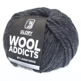 Glory von WOOLADDICTS by Lang Yarns, Grau Melange, aus Schurwolle