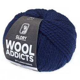 Glory von WOOLADDICTS by Lang Yarns, Navy, aus Schurwolle