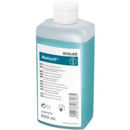 Ecolab Manisoft® Waschlotion, Schonende Reinigung der Haut mit rückfettenden Pflegekomponenten, 500 ml - Flasche (1 Karton = 24 Flaschen)
