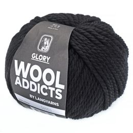 Glory von WOOLADDICTS by Lang Yarns, Schwarz, aus Schurwolle