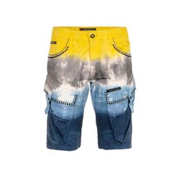 Cipo & Baxx Cipo & Baxx Jeans-Shorts 'Sunrise' Herren Gr&ouml;&szlig;e 36 gelb