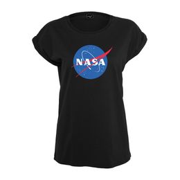 Merchcode T-Shirt 'Nasa Insignia' Damen Gr&ouml;&szlig;e L schwarz