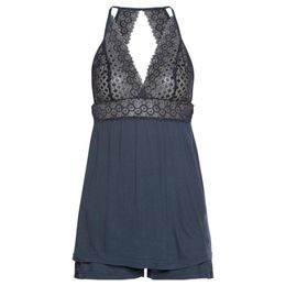 Lascana Short Pajama Set female Blue size 36/38