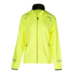 Endurance Sportjacke 'Cully' Damen Gr&ouml;&szlig;e 5XL zitrone / grau / schwarz
