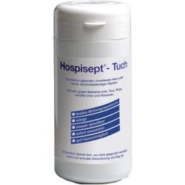 Lysoform Hospisept®- Tuch Desinfektionstücher, Gebrauchsfertige Desinfektions- und Reinigungstücher, einzeln abreißbar, 1 Dose = 100 Tücher