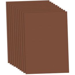 buttinette Tonzeichenpapier, braun, 50 x 70 cm, 10 Blatt