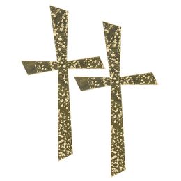 buttinette Wachsverzierung "Kreuz gold"