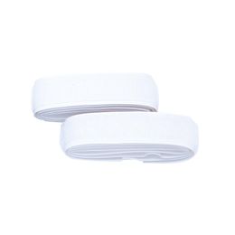 buttinette Klettverschlussband, selbstklebend, weiß, Breite: 2 cm, Inhalt: je 1 m