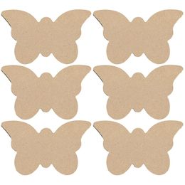 buttinette MDF-Schmetterlinge, 14 cm, 6 Stück