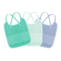 buttinette Sticklätzchen 3er-Pack, smaragd/mint/blau