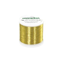 Madeira Stickgarn Metallic "Brilliant", Stärke 40, 200 m-Spule, gold-4