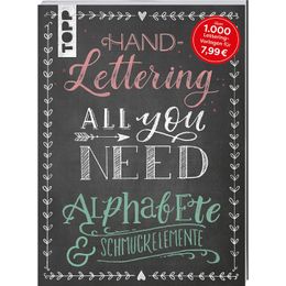 TOPP Buch "Handlettering All You Need – Die schönsten Alphabete und Schmuckelemente"