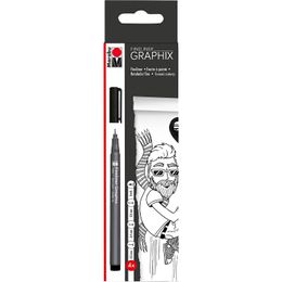 Marabu Graphix Fineliner, schwarz, 4 Stifte