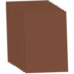 buttinette Fotokarton, braun, 50 x 70 cm, 10 Blatt