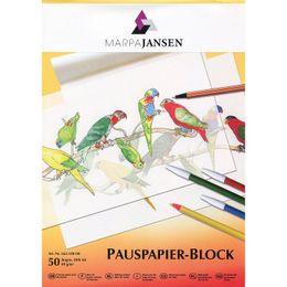 Marpa Jansen Pauspapier-Block, DIN A4, 50 Blatt