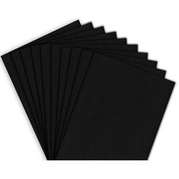 buttinette Fotokarton, schwarz, 21 x 29,7 cm, 50 Blatt