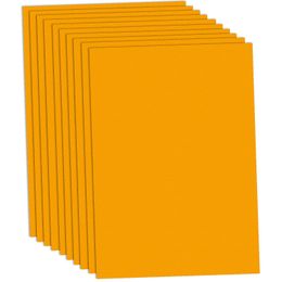 buttinette Fotokarton, orange, 50 x 70 cm, 10 Blatt