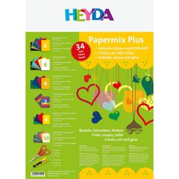 Heyda Papier-Mix-Set, 34-teilig