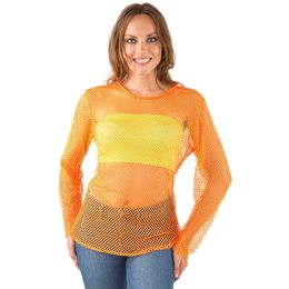 buttinette Netzshirt, neonorange