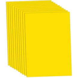 buttinette Tonzeichenpapier, gelb, 50 x 70 cm, 10 Blatt