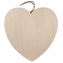 buttinette Herz aus Holz mit Aufhänger, 40 cm