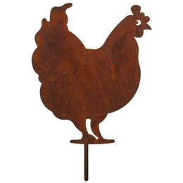 buttinette Rost-Huhn aus Metall, 20 cm