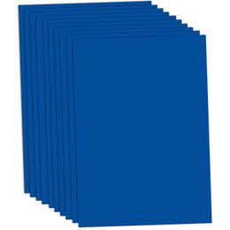 buttinette Tonzeichenpapier, dunkelblau, 50 x 70 cm, 10 Blatt